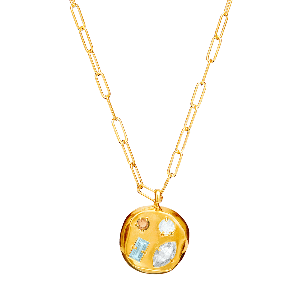 The April 22 Zodiac Pendant Necklace – Birthdate Co.