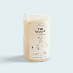 The June Sixteenth Birthday Candle – Birthdate Co.