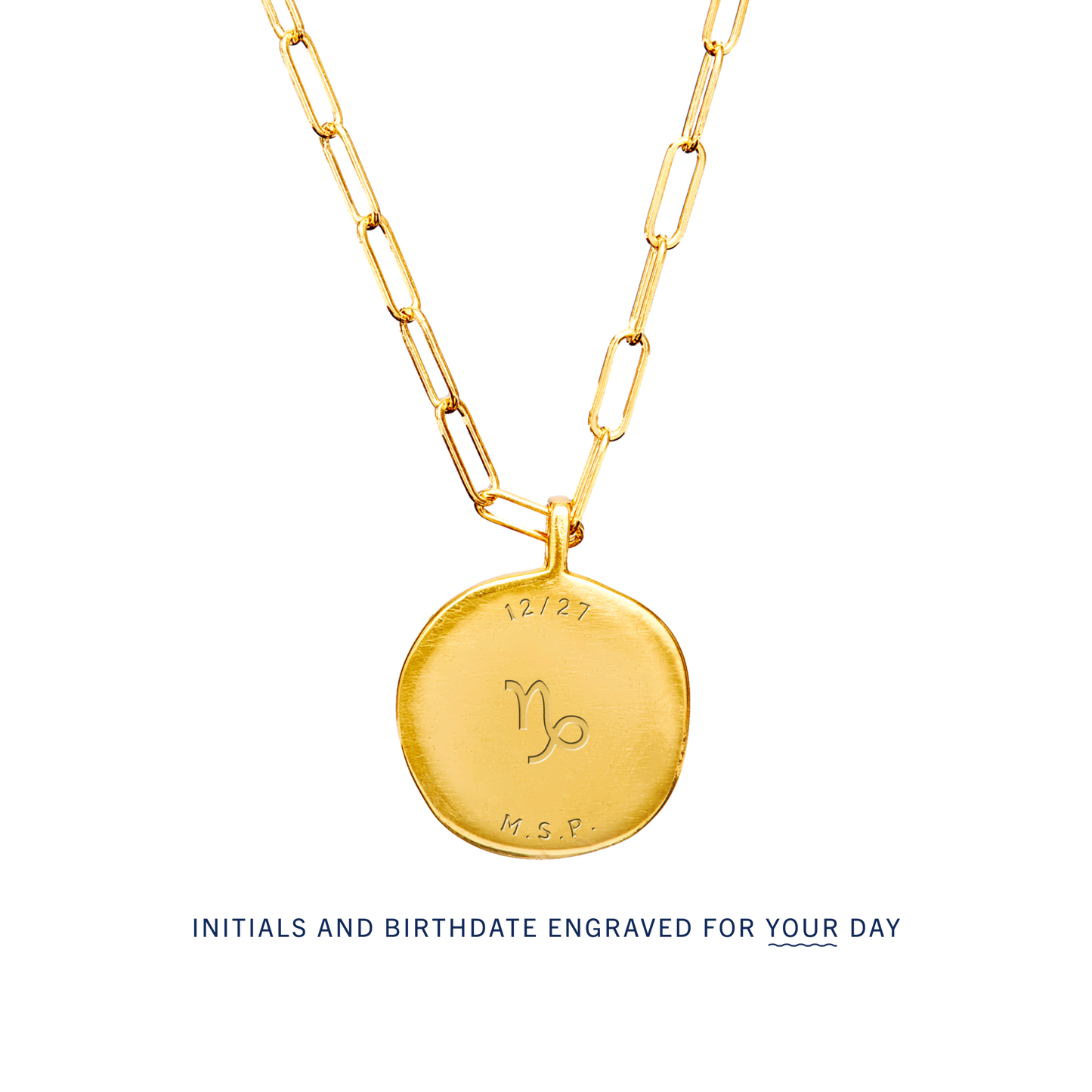 The February 1 Zodiac Pendant Necklace – Birthdate Co.