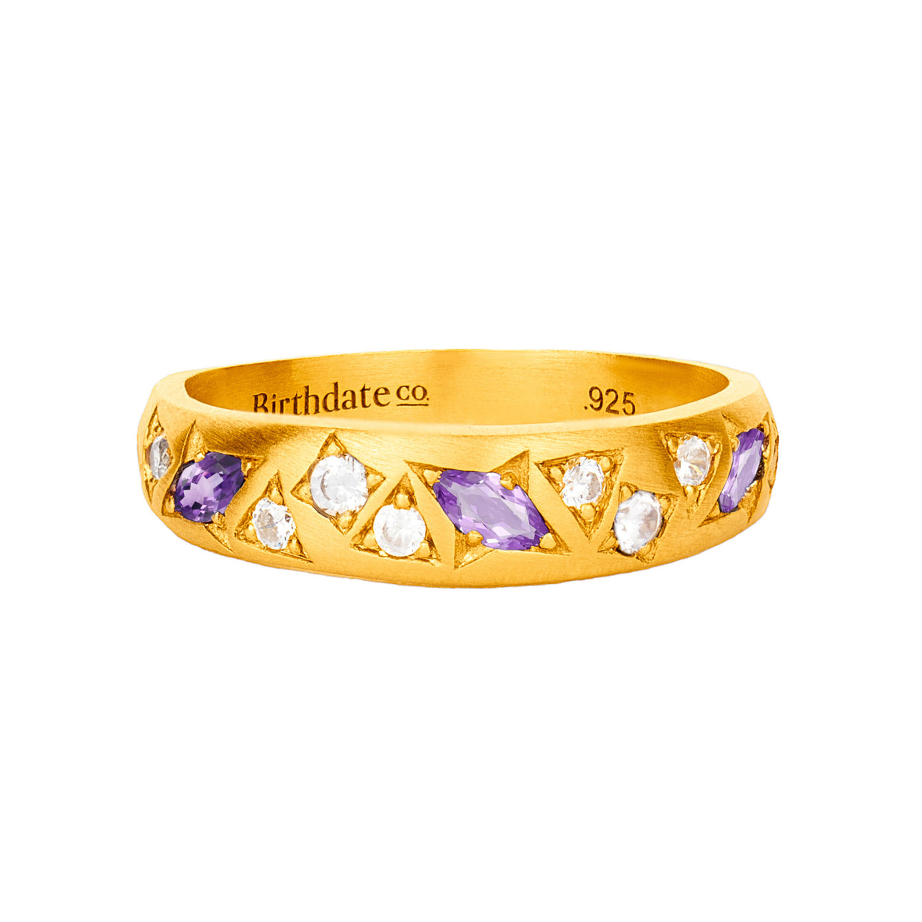 The February Birthstone Ring – Birthdate Co.