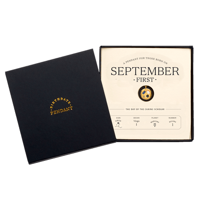 The September 1 Zodiac Pendant Necklace – Birthdate Co.